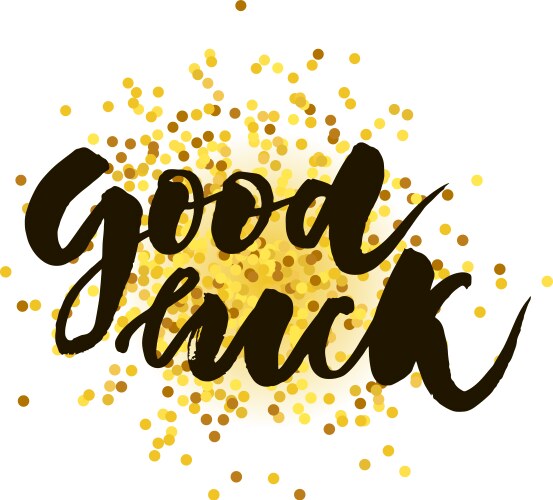 Good Luck Calligraphy Vector Images (over 1,000)