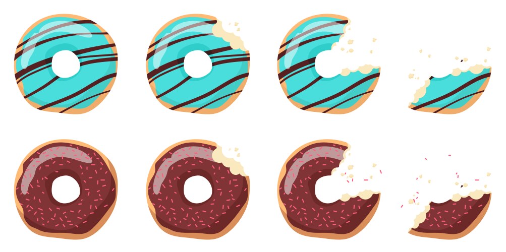 Animated Donut Vector Images (over 3,500)