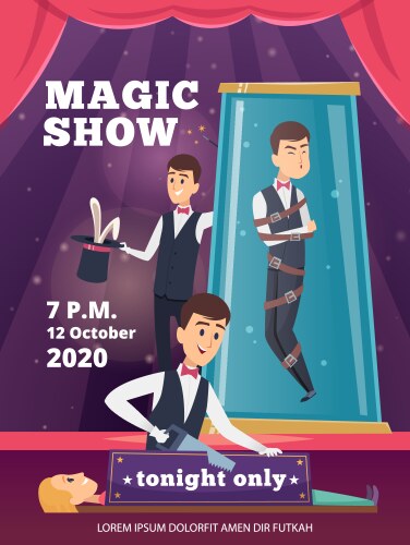 Magic Show Poster Vector Images (over 3,300)