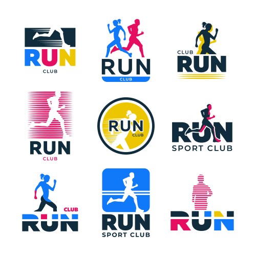Marathon Runner Logo Vector Images (over 4,100)