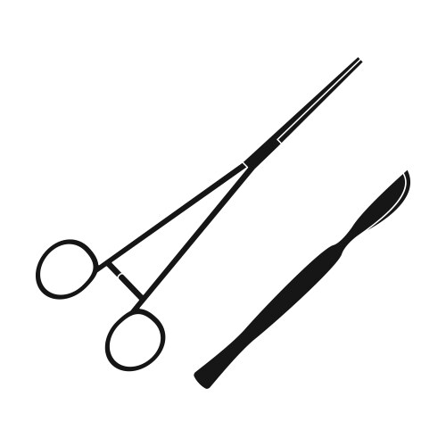Surgical instruments Royalty Free Vector Image
