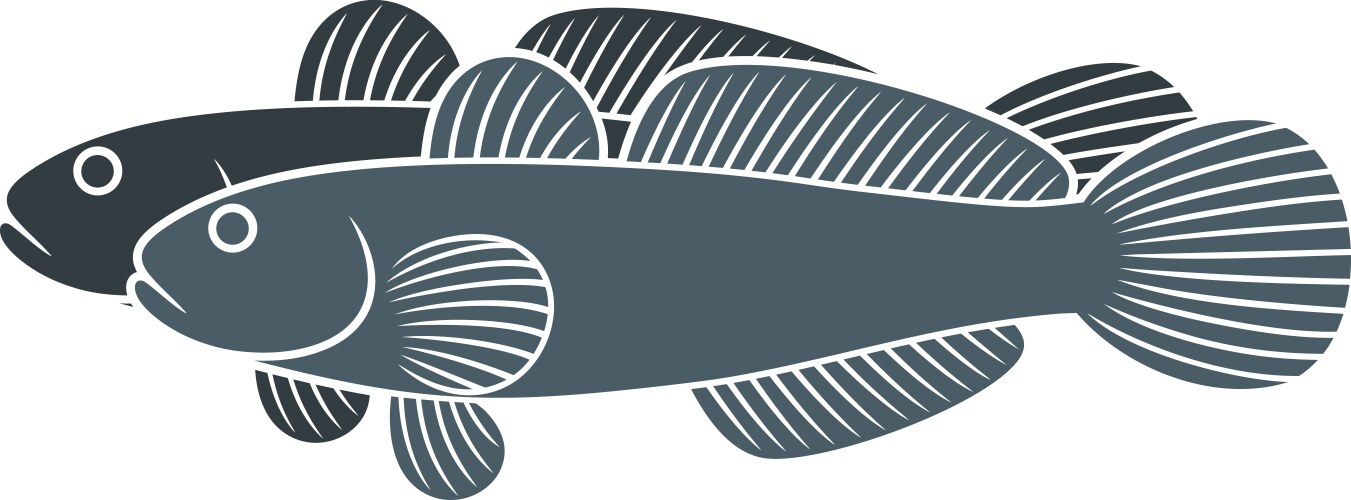 Seashell sign for decoration on sea life Vector Image