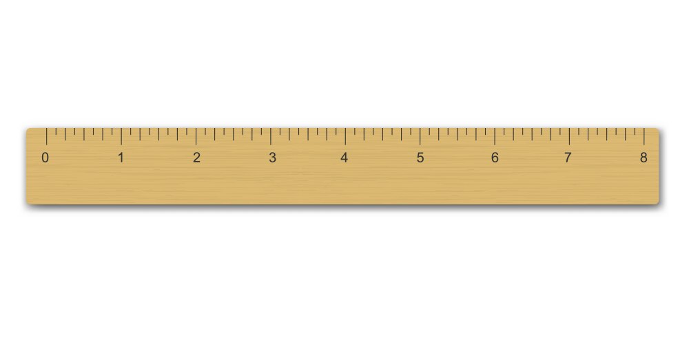 Ruler size indicators Royalty Free Vector Image