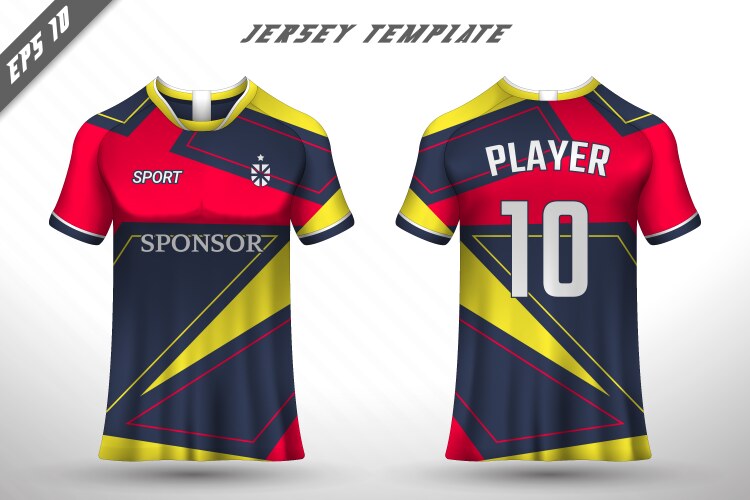 Two colors polo t shirt Royalty Free Vector Image