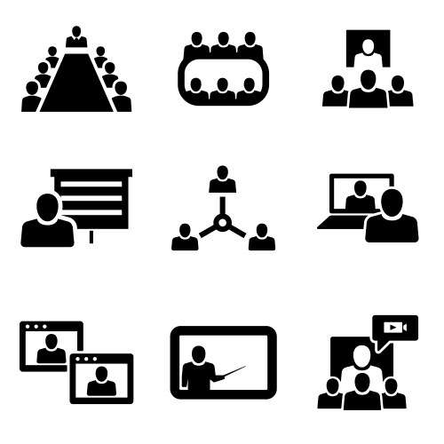 Meeting Room Icons Vector Images (over 7,600)