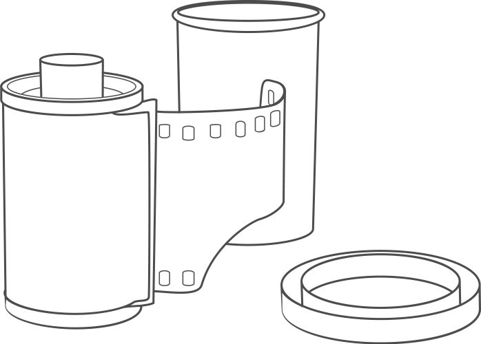 Film Reel Drawings Vector Images (over 1,300)