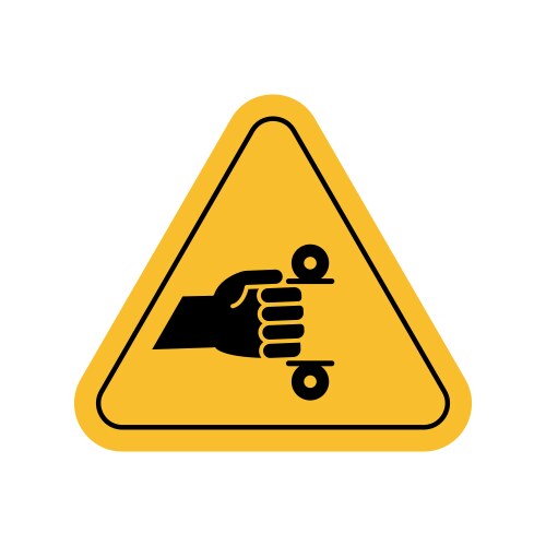 Pinch icon logo sign outline Royalty Free Vector Image