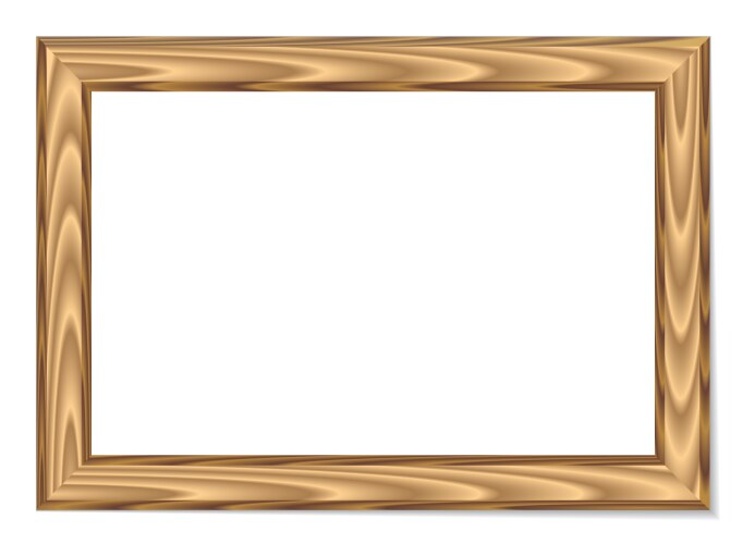 Wooden frame Royalty Free Vector Image - VectorStock