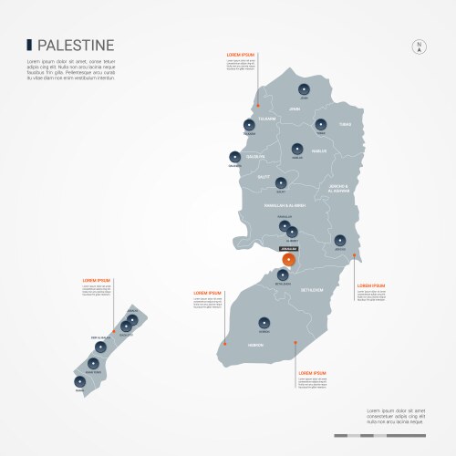 Palestine Map Vector Images (over 1,100)