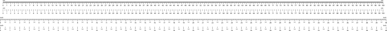 Real ruler at 15 cm from top scale 1 Royalty Free Vector