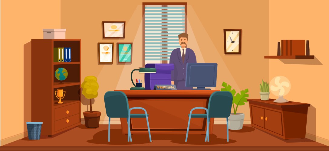 School Principal Cartoon Vector Images (over 110)