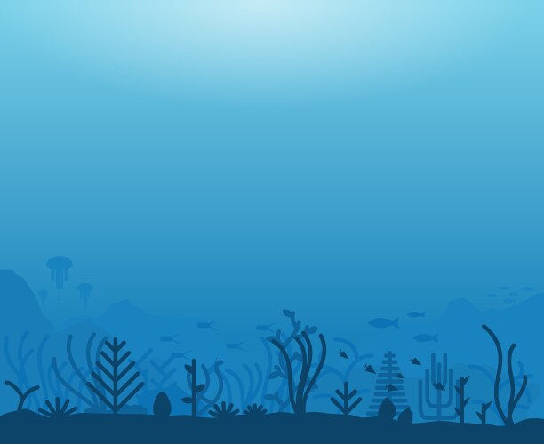 Under sea Royalty Free Vector Image - VectorStock