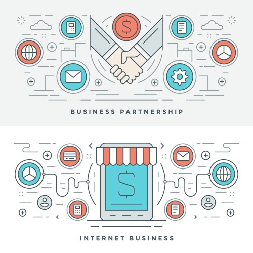 Business Partnership Flat Icons Vector Images (over 34,000)