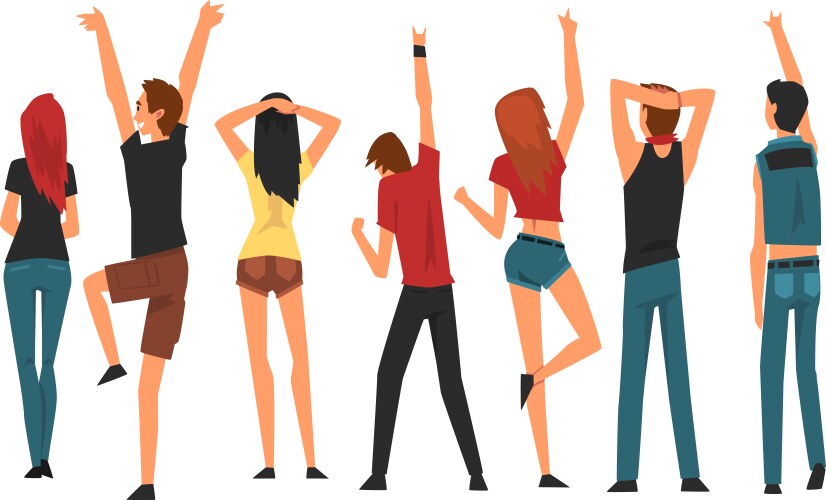 Pub crowd Royalty Free Vector Image - VectorStock