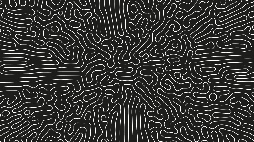 Turquoise psychedelic frantic radial pattern Vector Image