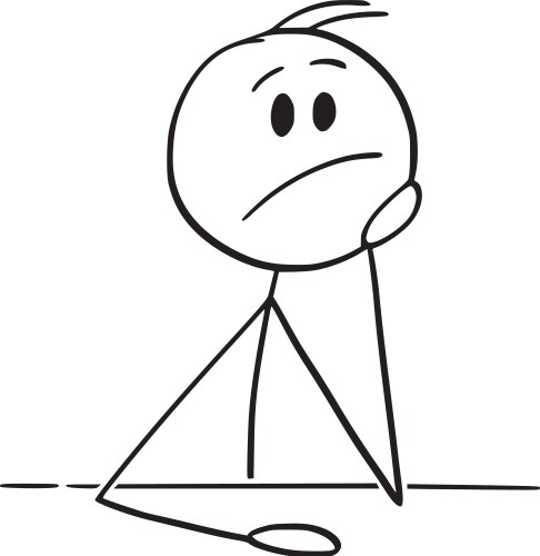 Stickman Thinking Vector Images (over 770)