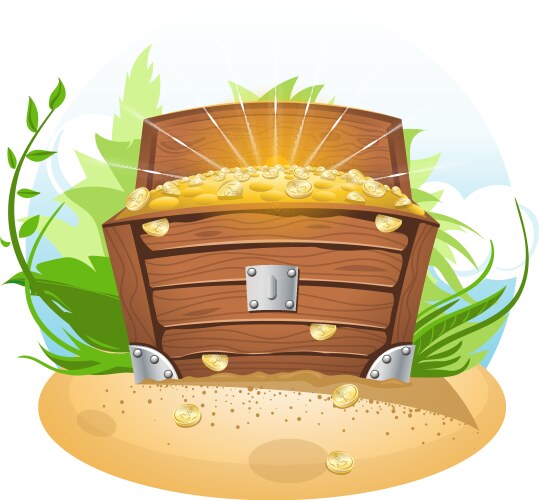 Treasure Chest Cartoon Vector Images (over 6,600)