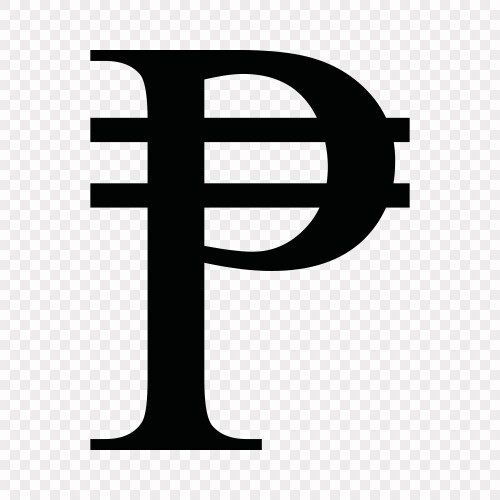 Philippine Peso Currency Sign Royalty Free Vector Image