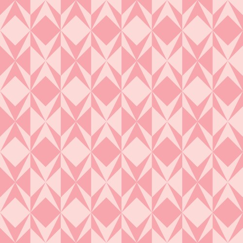 Seamless pink and white background - checkered Vector Image