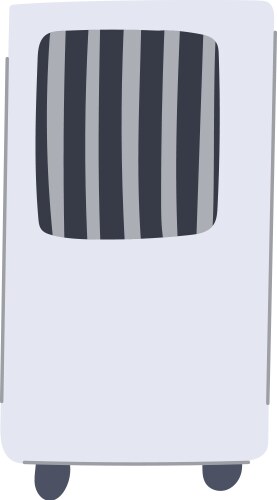 Refrigerant air conditioner cartoon Royalty Free Vector