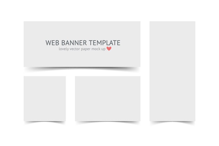 Frame for text or banner web design of banners Vector Image