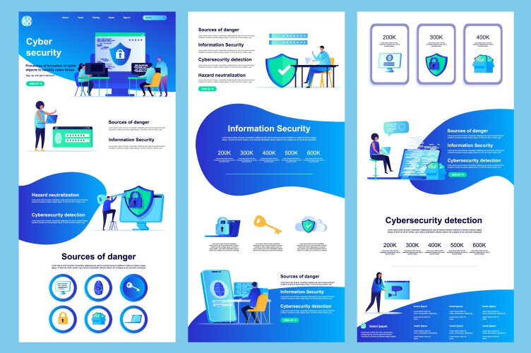 Cyber Security Theme Vector Images (over 310)