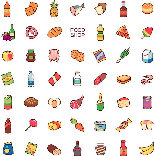 Food Shop Icon Vector Images (over 190,000)
