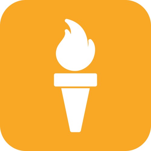 Olympic fire icon Royalty Free Vector Image - VectorStock