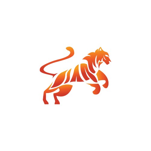 Jumping Tiger Logo Vector Images (over 900)