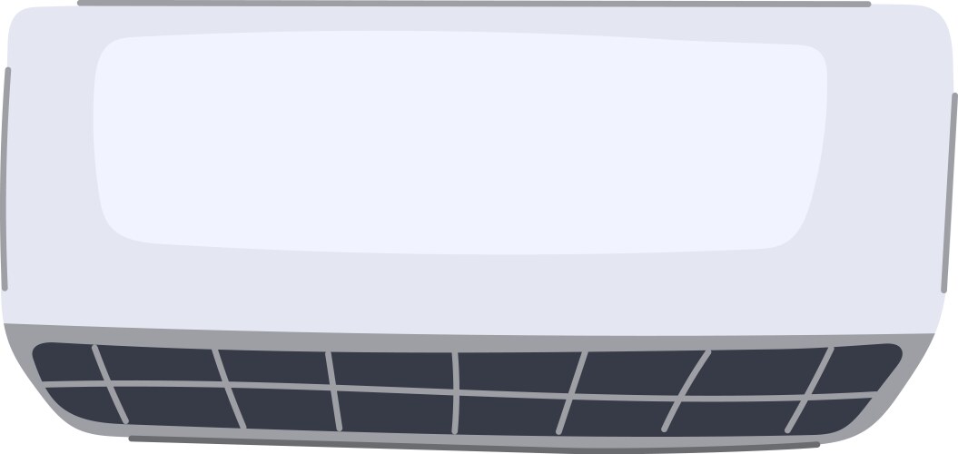 Refrigerant air conditioner cartoon Royalty Free Vector