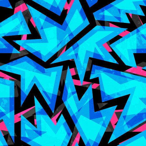 Concept of neon wallpaper in blue violet colors Vector Image