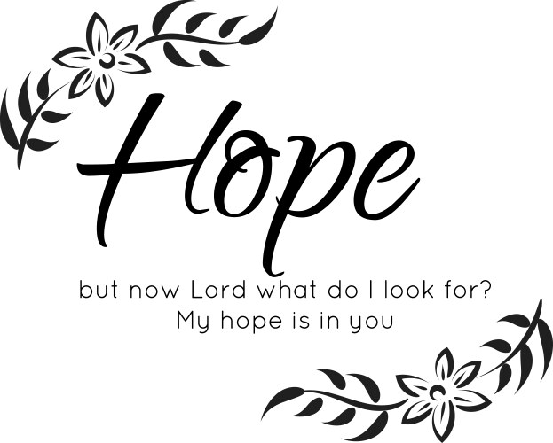 Christian typography lettering and biblical Vector Image