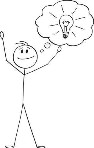 Stickman Idea Vector Images (over 1,100)