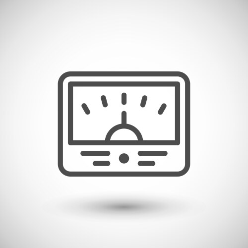 Gauge meter icon Royalty Free Vector Image - VectorStock