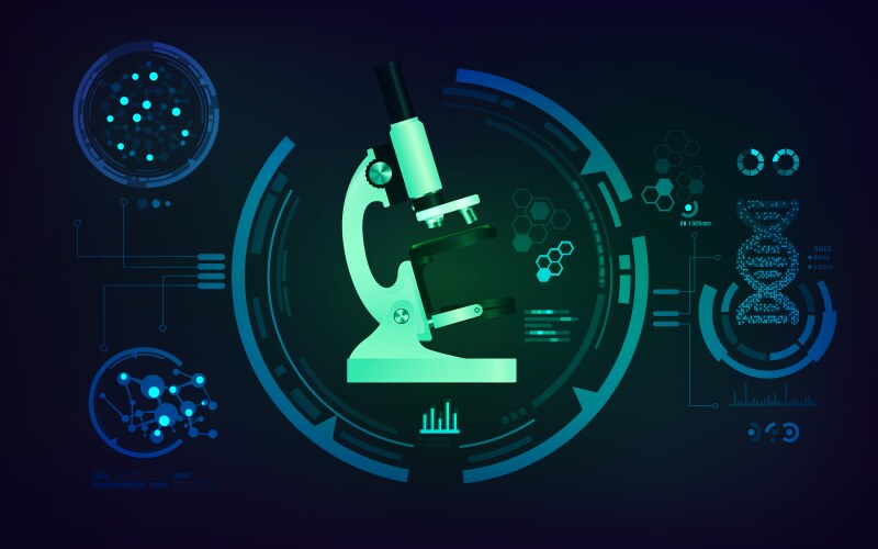 Biology lab Royalty Free Vector Image - VectorStock