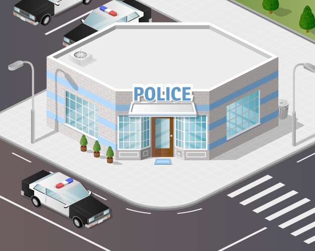 Police Station Cartoon Vector Images (over 1,300)