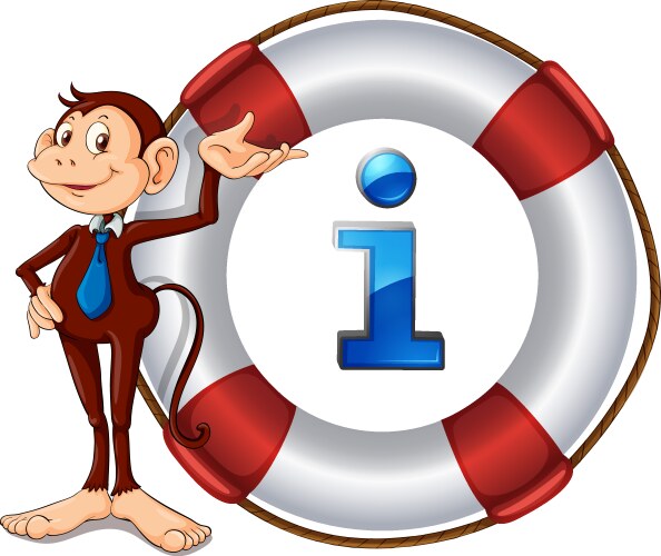 Information kiosk showing map with location pins Vector Image