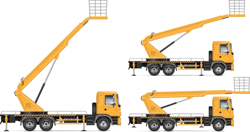 Bucket Truck Vector Images (over 4,600)