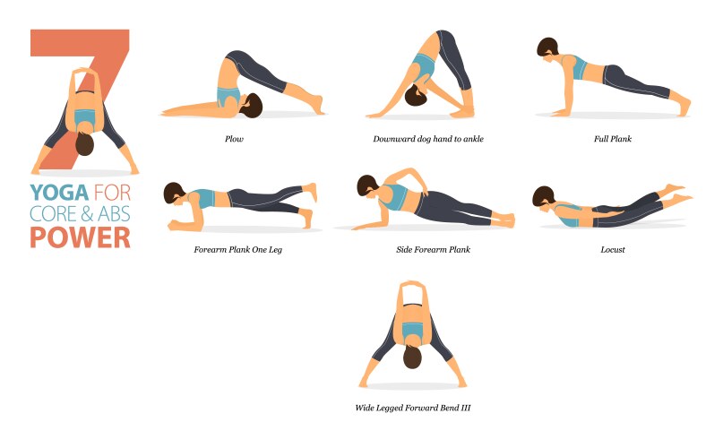 Core Exercises Vector Images (over 1,400)