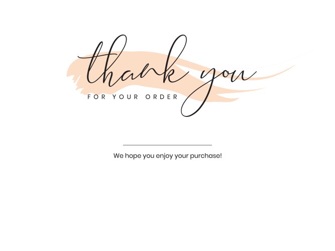 Thank You for Your Order Vector Images (over 100)