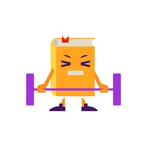 Cartoon Characters Lifting Weights Vector Images (over 2,800)