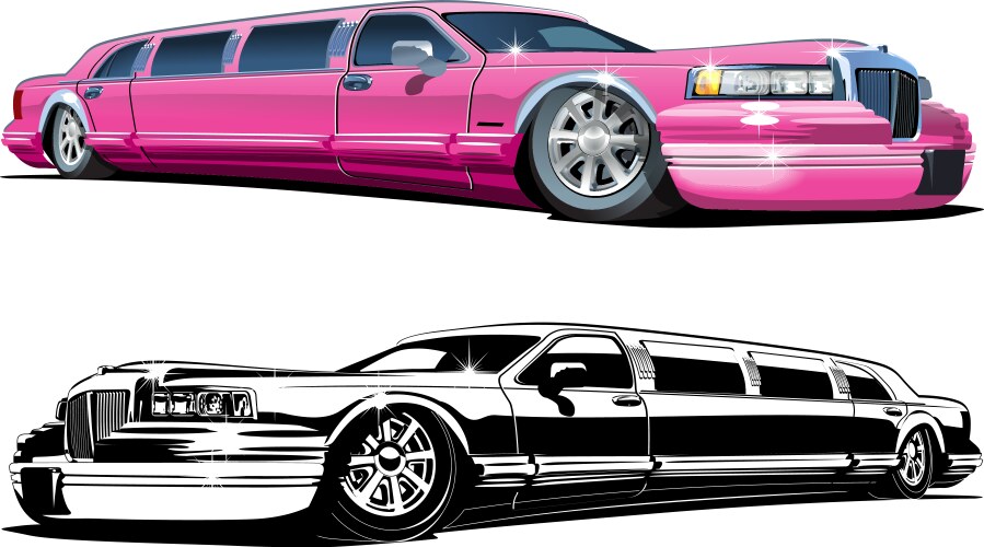 Cartoon Limousine Vector Images (over 600)