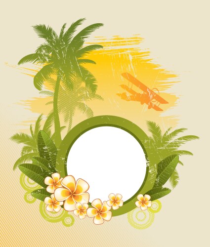 Round Beach Frame Vector Images (over 1,600)