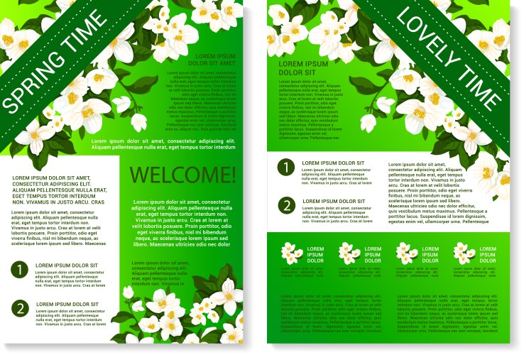 Spring frame Royalty Free Vector Image - VectorStock