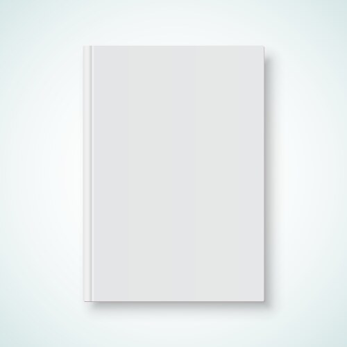 White Book Cover Template Vector Images (over 220,000)