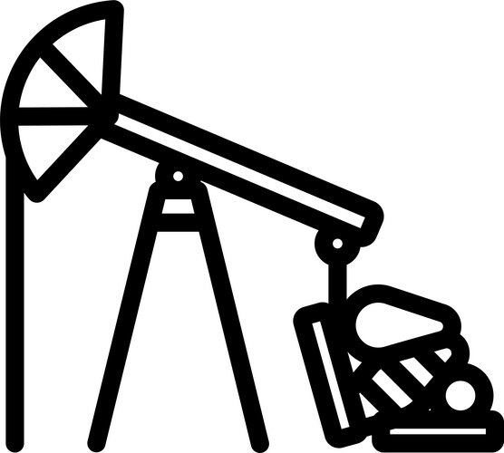 Oil pump Royalty Free Vector Image - VectorStock