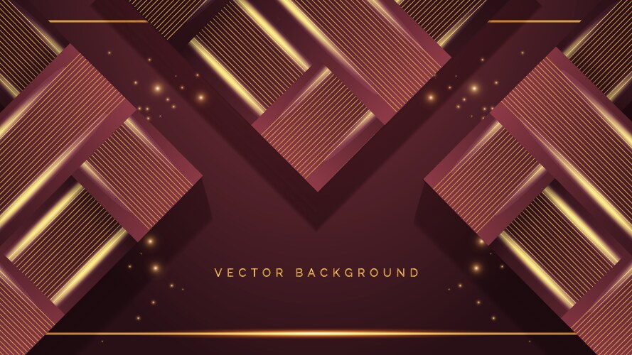 Abstract geometric shapes background design Vector Image