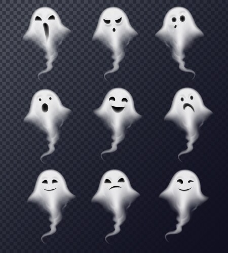 Transparent Ghost Vector Images (over 1,500)