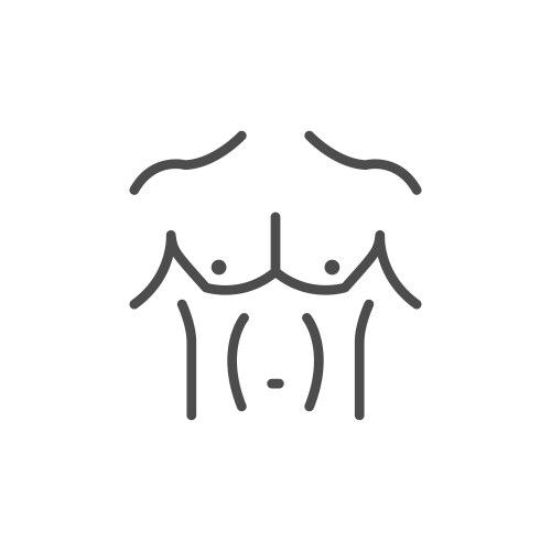 Line art human noses set outline sketch body part Vector Image