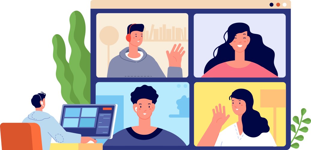 Online Meeting Vector Images (over 38,000)